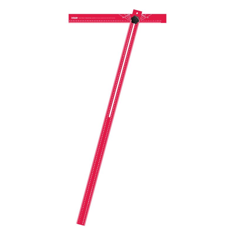 Intex PlasterX® Adjustable Aluminium T-Square (6mm Thick)