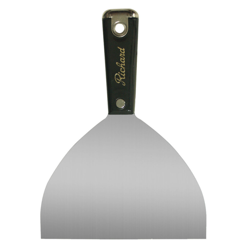 RICHARD Black Handle Steel Head Joint Knife 6 Inch - shallow